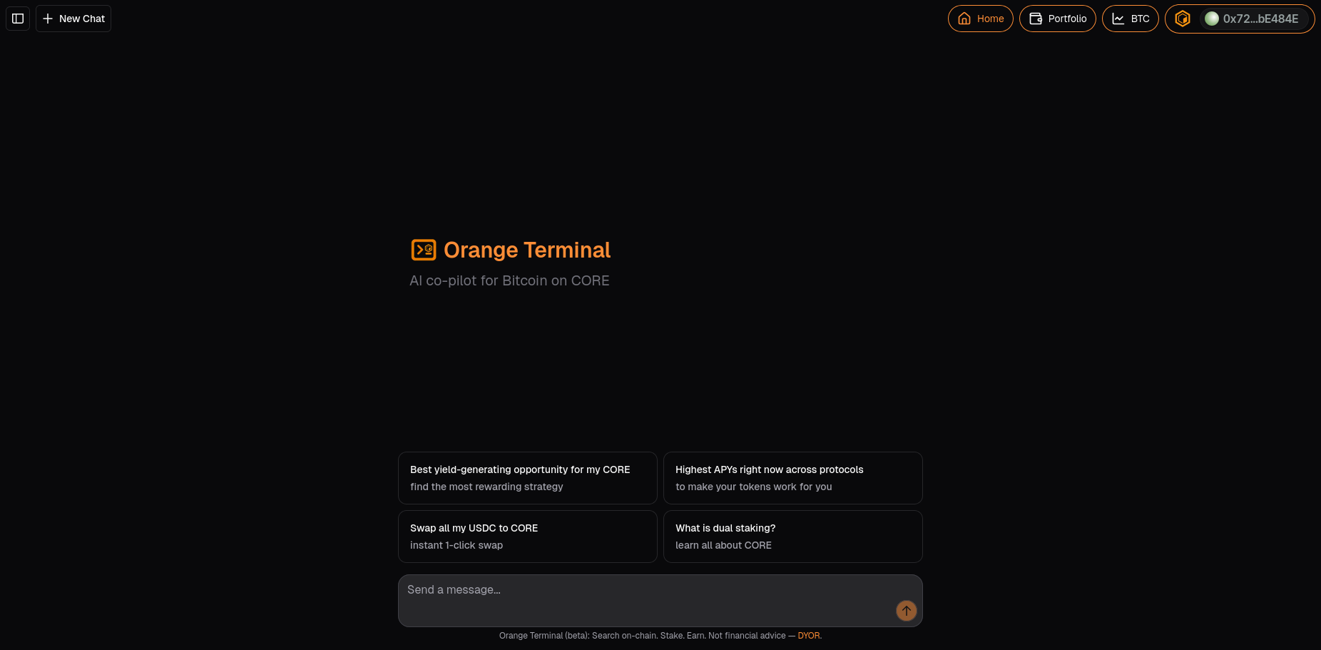 Orange Terminal